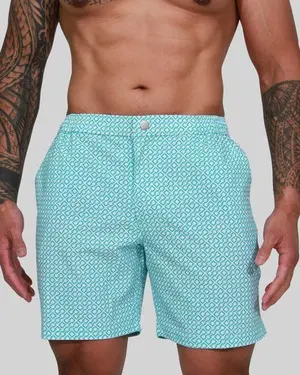 MOSMANN AUSTRALIA Swim Shorts Teal
