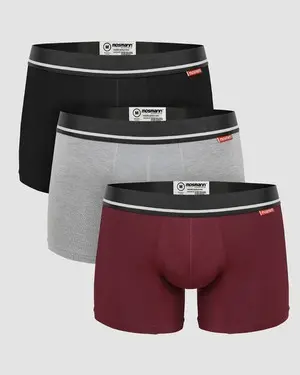 MOSMANN AUSTRALIA 3-pack Boxers - Burgundy