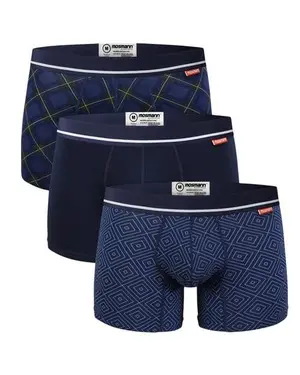 MOSMANN AUSTRALIA 3-pack Boxers Dark Navy