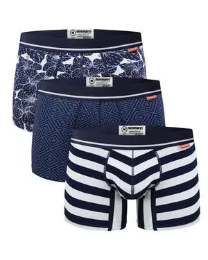 MOSMANN AUSTRALIA 3-pack Boxers Navy