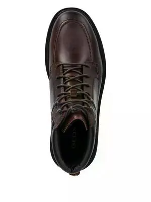 Geox Lace-up Leather Boots