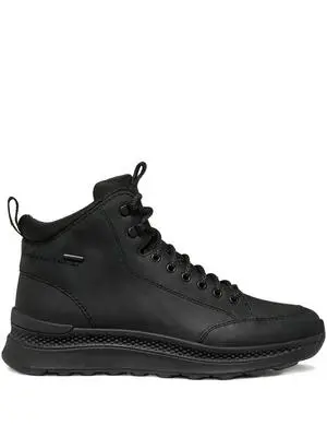 Geox Lace-up Leather Boots