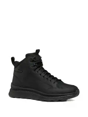 Geox Lace-up Leather Boots