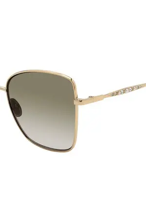 STUART WEITZMAN Butterfly Sunglasses - Gold Havana