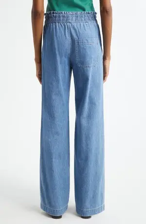 Veronica Beard Dunford Drawstring Jeans