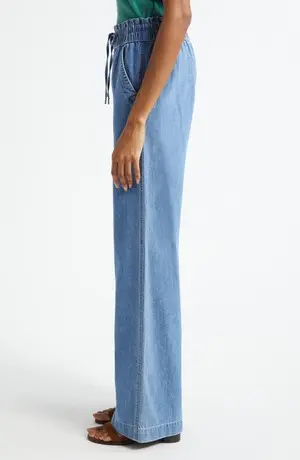 Veronica Beard Dunford Drawstring Jeans