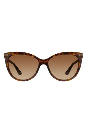 STUART WEITZMAN 57mm Butterfly Sunglasses - Havana