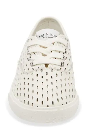 Rag & Bone Billie Low-top Sneakers - Antique White Perforated