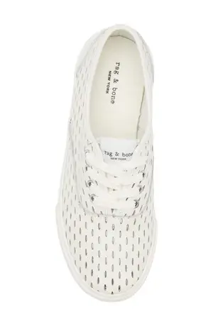 Rag & Bone Billie Low-top Sneakers - Antique White Perforated