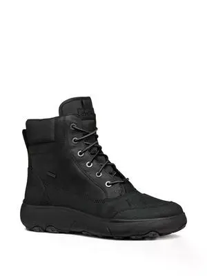 Geox Lace-up Leather Boots