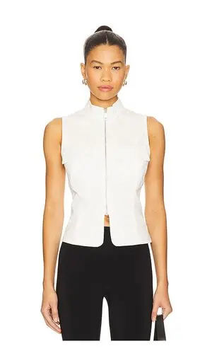 Twill Vest Tops for Women