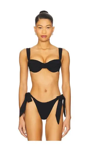 Faithfull The Brand Sol Bikini Top - Black