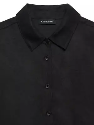ANINE BING Coco Button-up Shirt - Black