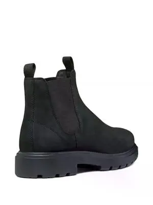Geox Elastic-panelled Boots - Black