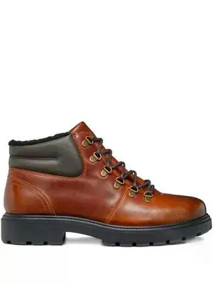 Geox Lace-up Leather Boots
