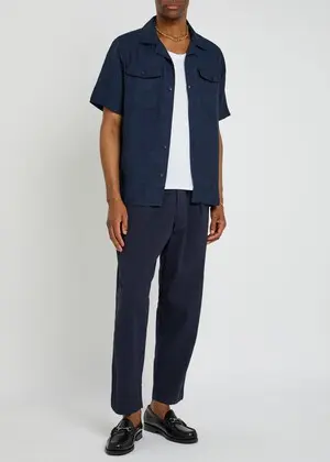 WAX LONDON Bartlett Linen Shirt