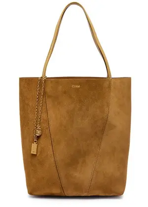 Chloé Spin Medium Suede Tote