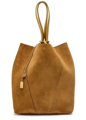 Chloé Spin Medium Suede Tote