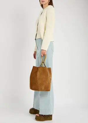 Chloé Spin Medium Suede Tote