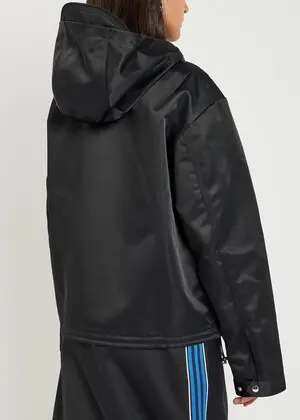 WALES BONNER Adidas X Hooded Satin Jacket