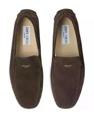 JIMMY CHOO Stanly Suede Loafers