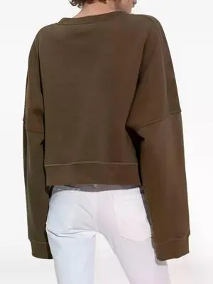 Dsquared2 Pocket-detail Cropped Sweatshirt - Green