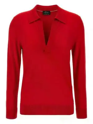 Brioni Cashmere-blend Sweater - Red