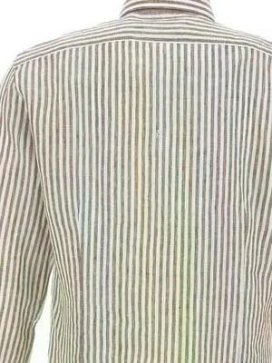 BARBA NAPOLI Striped Shirt - White
