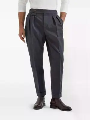 Brunello Cucinelli Gabardine Tailored Trousers
