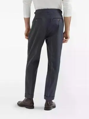 Brunello Cucinelli Gabardine Tailored Trousers