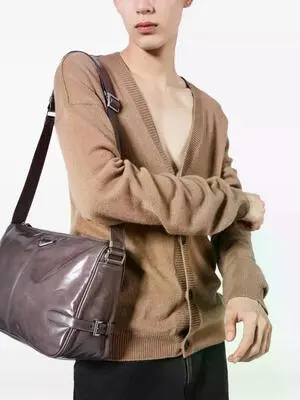 Prada Leather Shoulder Bag - Brown