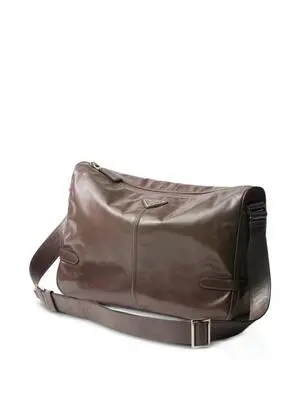 Prada Leather Shoulder Bag - Brown