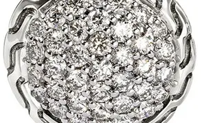 John Hardy Jh Essential Diamond Pavé Stud Earrings - Silver