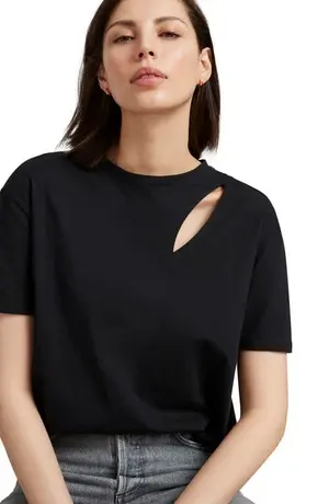 MARCELLA Leonie Cutout Organic Cotton Top