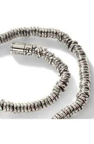 John Hardy Heishi Sterling Bracelet - Silver