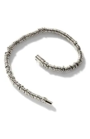 John Hardy Heishi Sterling Bracelet - Silver