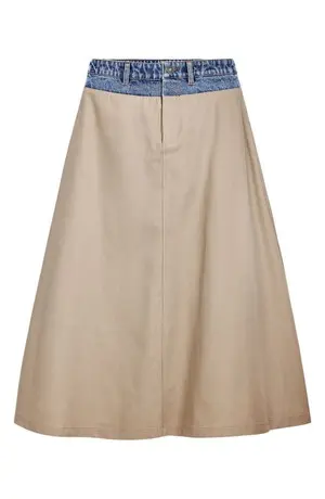 Desigual Cotton-twill Maxi Skirt