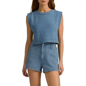 FAVORITE DAUGHTER The Arlo Texture Crop Top