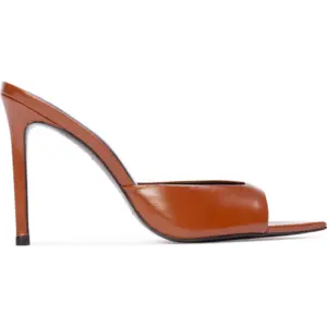 BLACK SUEDE STUDIO BLACK SUEDE STUDIO Brea Leather Mule Cappuccino Leather