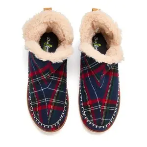 DEARFOAMS Brixen Bootie Slipper - Blue Multi