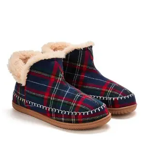 DEARFOAMS Brixen Bootie Slipper - Blue Multi
