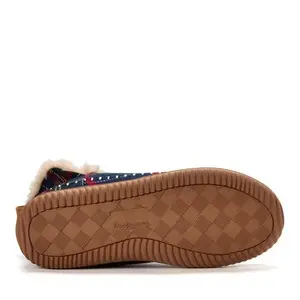 DEARFOAMS Brixen Bootie Slipper - Blue Multi