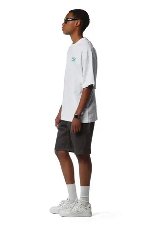 Mcm X Snipes Rhinestone Logo T-shirt - White