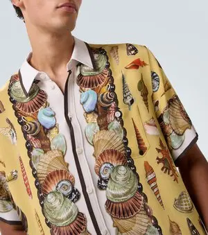 Dolce & Gabbana Printed Silk Crêpe Shirt - Multicoloured