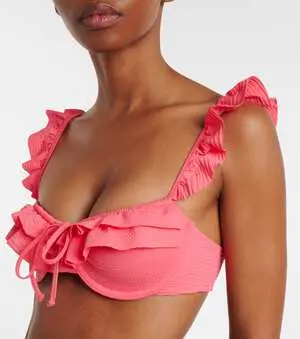 Marysia Seraphine Ruffled Bikini Top