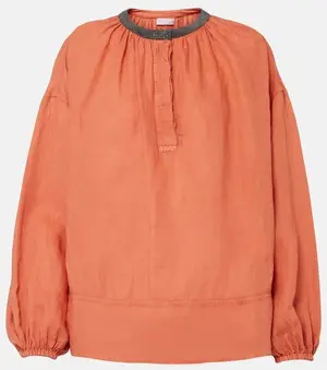 Orange Blouses