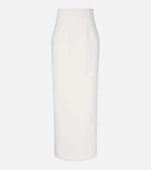 ADRIANA DEGREAS Coquille De Mer Maxi Skirt - White