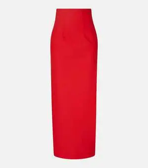 ADRIANA DEGREAS Maxi Skirt - White
