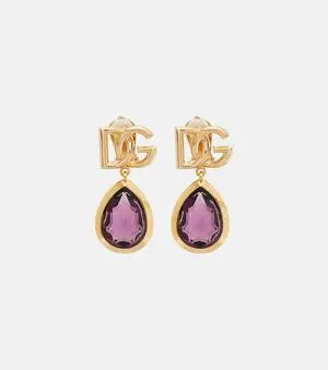 Dolce & Gabbana Dg Clip-on Earrings With Stone - Gold