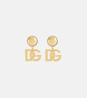 Dolce & Gabbana Dg Clip-on Earrings With Stone - Gold